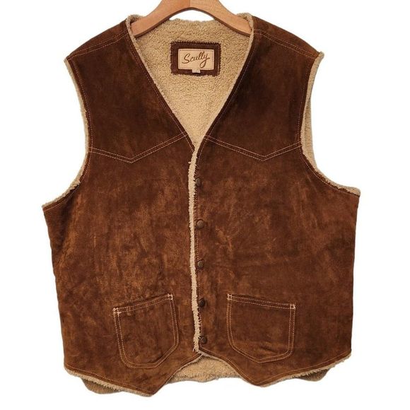 Scully | Jackets & Coats | Nwtmens Scully Leather Suede Vest Western ...